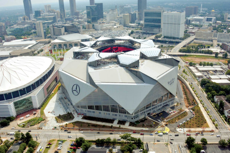 Atlanta stadium roof utilizes ETFE panels - Specialty Fabrics Review