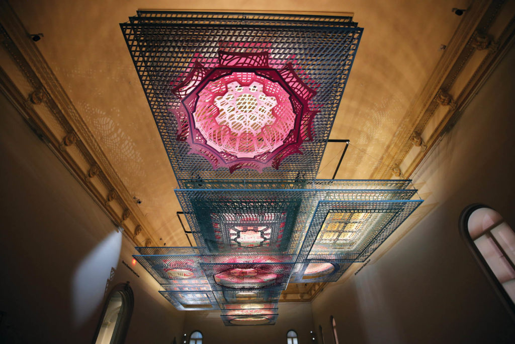 Fabric installation at Renwick Gallery plays with perceptions ...