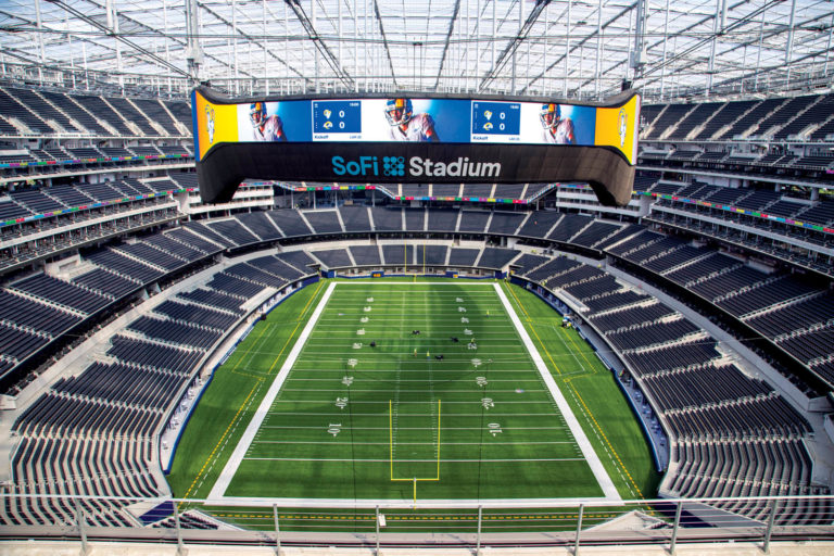 LA’s SoFi Stadium sets a new standard with massive roof and video ...