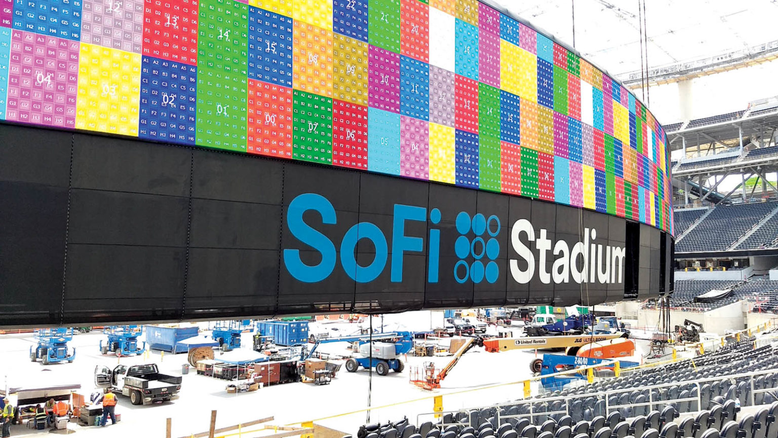 LA’s SoFi Stadium sets a new standard with massive roof and video ...