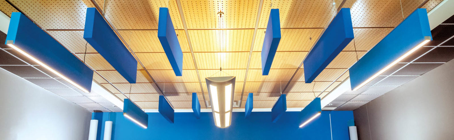 Sleek sound absorption and light - Specialty Fabrics Review